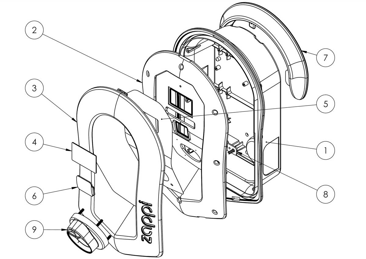 Zappi | Electric car charging hub by Salsus Design